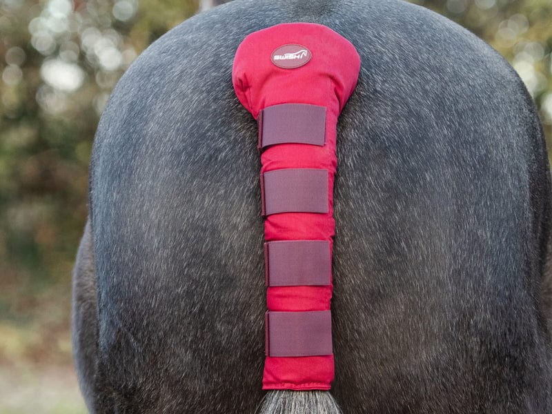 Horse Tail Guard - Burgundy | Swish Equestrian