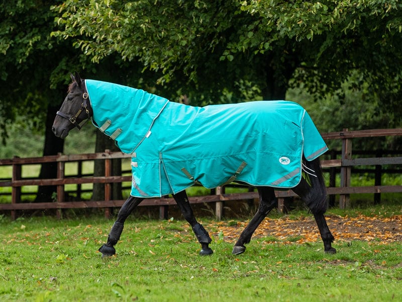 100g Detachable Neck Turnout Rug - Peppermint | Swish Equestrian