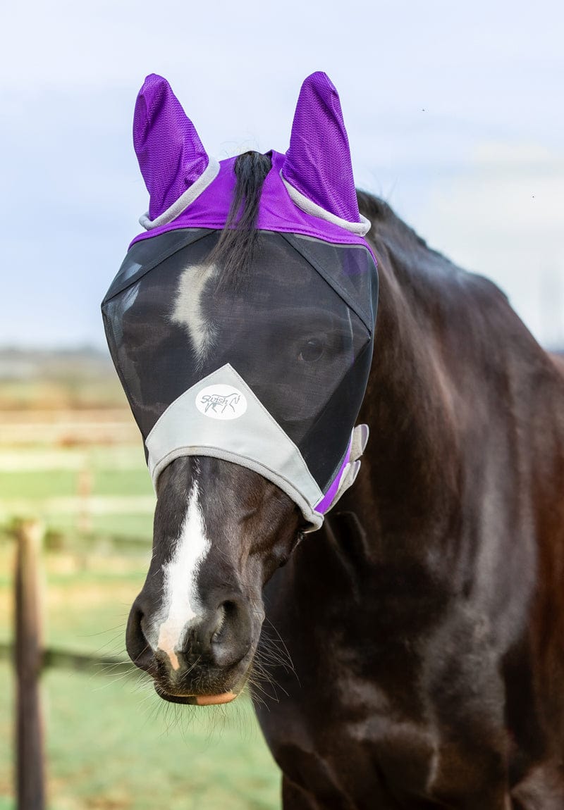 Horse Fly Mask - Purple | Swish Equestrian
