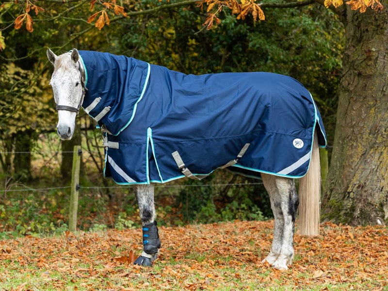 200G Detachable Neck Turnout Rug Navy | Swish Equestrian